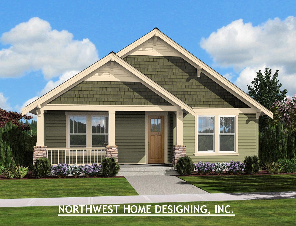 HOUSE PLAN #975-E | Northwest Home Designing, Inc.