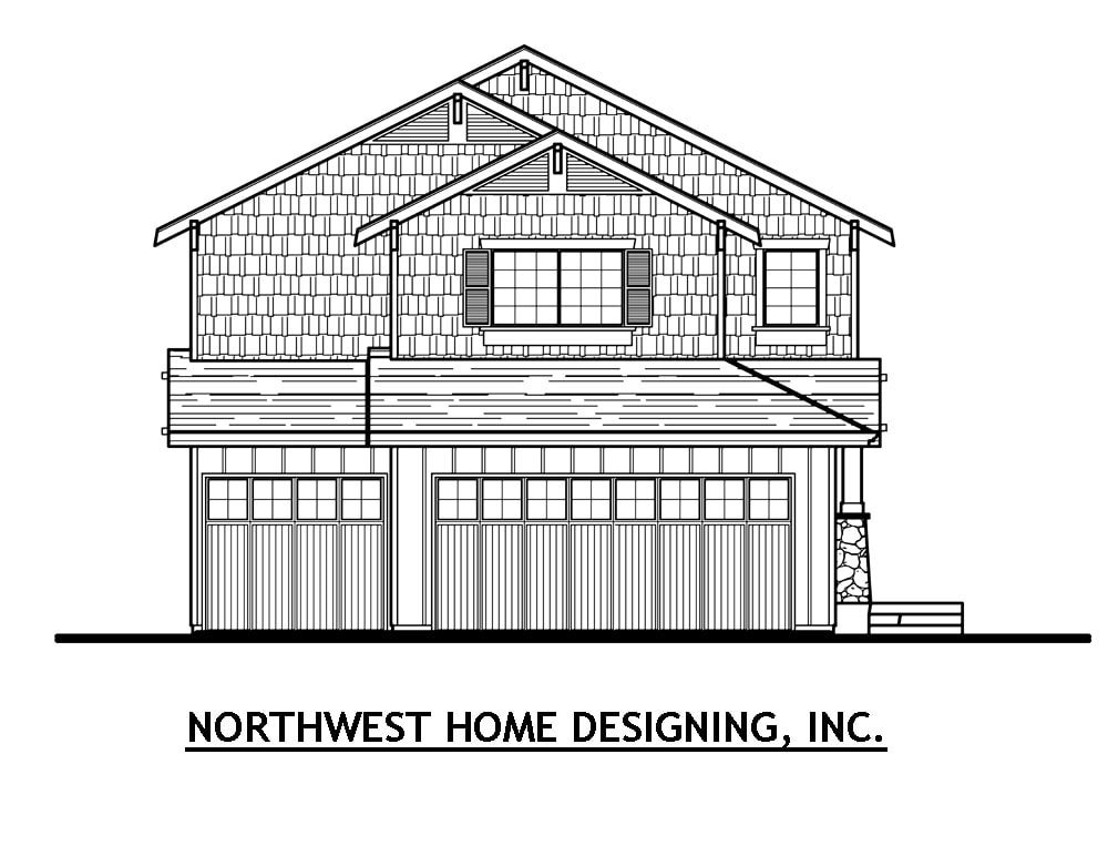 HOUSE PLAN #2585-E | Northwest Home Designing, Inc.